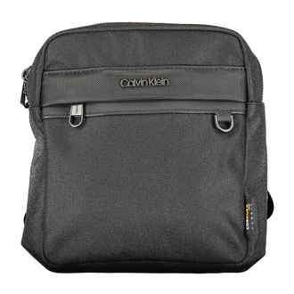 Calvin Klein Homme, Sacs, Noir, Taille: ONE Size Sac &agrave; Bandouli&egrave;re en Polyester Noir avec Sangle R&eacute;glable