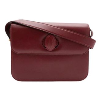Cartier Pre-owned Must de Cartier Leder Schultertasche - - Pre-owned - Damen - Rot - ONE SIZE