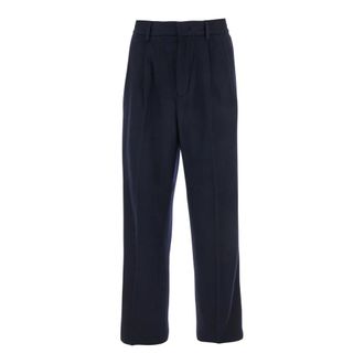 Emporio Armani Wollhose - - Trousers - Herren - Blau - XS