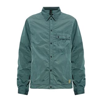 Paul Smith Jacke mit Logo-Patch - - Jackets - Herren - Gr&uuml;n - XL