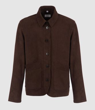 Serge Pariente Veste Cuir Alexandra Vs Brown