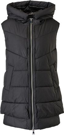 s.Oliver Outdoorjacke Outdoor-Weste Steppweste mit Kapuze