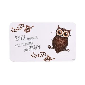 KESPER Dekor-Fr&uuml;hst&uuml;cksbrettchen, Kaffee Eule - Kesper 32369 - die charmante Geschenkidee