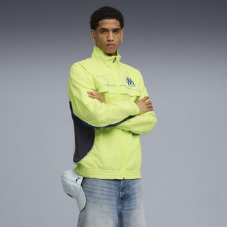 Puma Veste Cellerator FtblEssentials Olympique de Marseille Homme, V&ecirc;tements, Jaune, XXL
