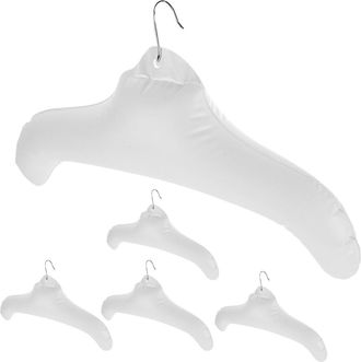 BESTONZON VICASKY Kleiderbügel Platzsparend Hangers Clothes Hanger Breit Pullover Kleiderständer Höhenverstellbar 5 Stück Aufblasbare Outdoor Reisen Tragbare Au
