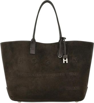 Hogan Sac Shopping Address - Femme - Sacs - Brun - Taille: ONE Size