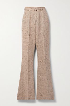 Gabriela Hearst Pantalon &Eacute;vas&eacute; En Laine Et Cachemire M&eacute;lang&eacute;s Josh - Neutres