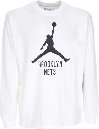 Nike Jordan Lang&auml;rmeliges NBA Essentials T-Shirt von Jordan - - Sport - Herren - Wei&szlig; - L