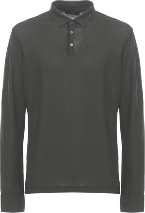 Zanone Homme, Tops, Vert, Taille: M Polo Slim-fit