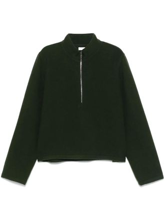 Rier Sweatshirt aus Fleece - Gr&uuml;n