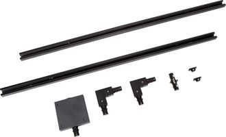 Lucide Lucide TRACK Starter-Set - 1-Phasen Stromschiene/Schienensystem - 2 Meter - Schwarz