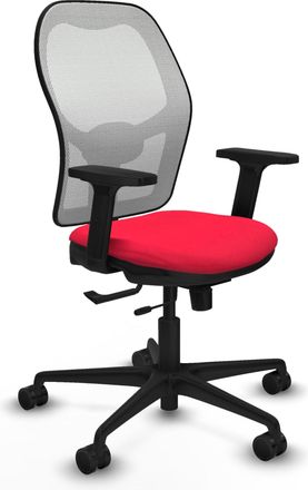 Piqueras y Crespo Jorquera Schreibtischstuhl mit 2D-Armen, h&ouml;henverstellbare Lendenwirbelst&uuml;tze, ausgestattet mit Syncro/Traslack und injiziertem Schaum. Mit Rollen von