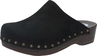 Berkemann Unisex Natur-Toeffler Holzschuh, schwarz, 38 EU
