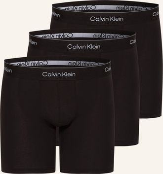 Calvin Klein 3er-Pack Boxershorts Icon Cotton Stretch schwarz