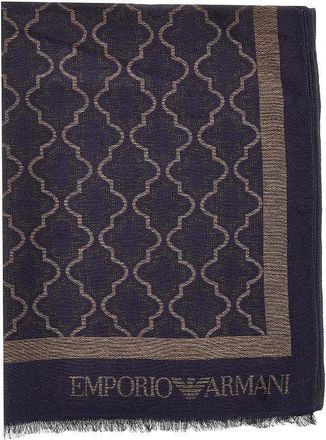 Emporio Armani Stola in viscosa e modal con motivo jacquard Man One Size