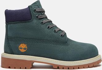 Timberland Wasserfester Timberland Premium 6-Inch Boot f&uuml;r Kinder in Dunkelgr&uuml;n, Gr&uuml;n, Gr&ouml;&szlig;e