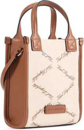 Karl Lagerfeld Sac &agrave; main K/ Ville en coton et cuir