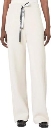 Max Mara Femme, Pantalons, Gris, Taille: 36 FR Wide-fit Jersey Pantalons