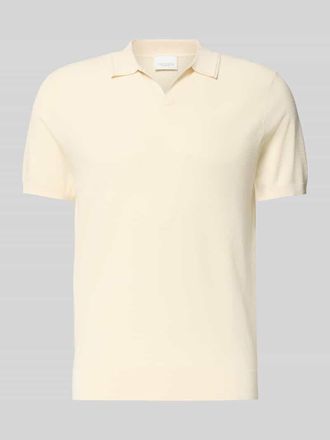 Profuomo Regular Fit Poloshirt aus Lyocell-Mix mit Seiden-Anteil
