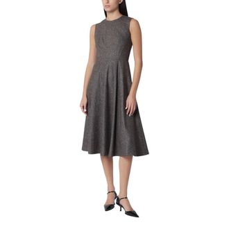Tagliatore Robe midi Vichy - Femme - Robes - Brun - Taille: 36 FR