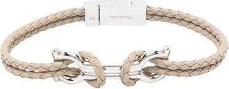 Ferragamo Homme, Accessoires, Beige, Taille: ONE Size Safar Bracelet