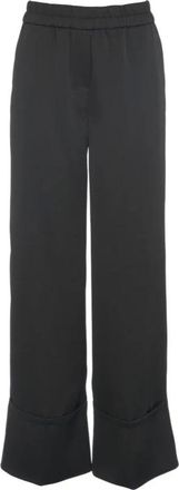 Kaos Kaos, Femme, Pantalons, Noir, Taille: 38 FR Flared Pantalons