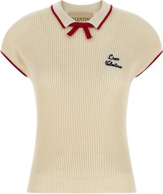 Valentino Garavani Femme, Pulls, Beige, Taille: 38 FR Hauts