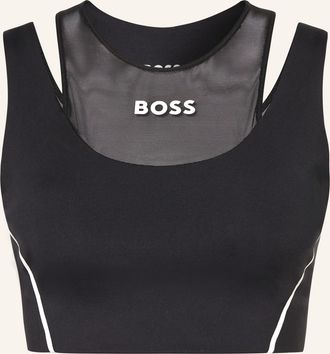 HUGO BOSS Sport-Bh Ekaden Mit Mesh schwarz