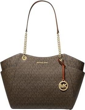 Michael Kors Jet Set Travel (marron/signature, grand), Marron/signature, taille L, Large