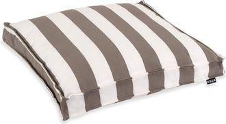H.O.C.K. Classic Streifen Outdoor Sitzkissen Größen (50x50x5cm, Taupe)