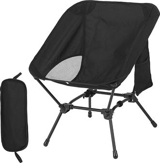 Generico Klappst&uuml;hle f&uuml;r Erwachsene | tragbarer Strandstuhl | atmungsaktiver Gartenstuhl mit Seitentasche f&uuml;r Picknick, Party, Garten, Terrasse, Deck, Camping,