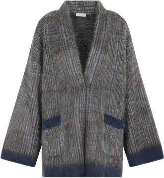 Brunello Cucinelli Cardigan - Gris Fonc&eacute;