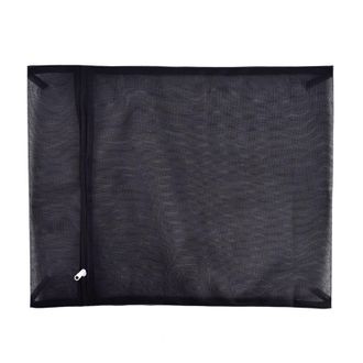 Generic 2 St&uuml;ck Kleidung Waschmaschine W&auml;schesack mit Rei&szlig;verschluss Nylon Mesh Net(L)