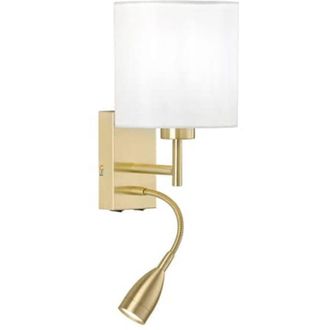 Fischer & Honsel [NEUWERTIG] Fischer & Honsel Wandleuchte Dreamer Mit Led Leselicht Messing Wandleuchte E27 B-Ware