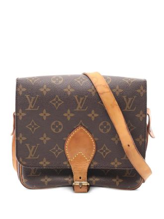 Louis Vuitton sac &agrave; bandouli&egrave;re Cartesier MM &agrave; motif monogramm&eacute; - Marron