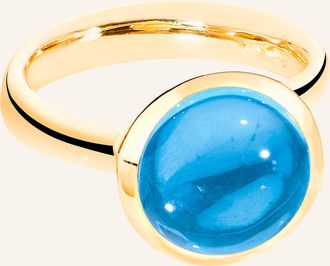Tamara Comolli Tamara Comolli Ring Ring Bouton Large Swiss Topaz Aus 18k Gelbgold Mit Swiss Topas gold
