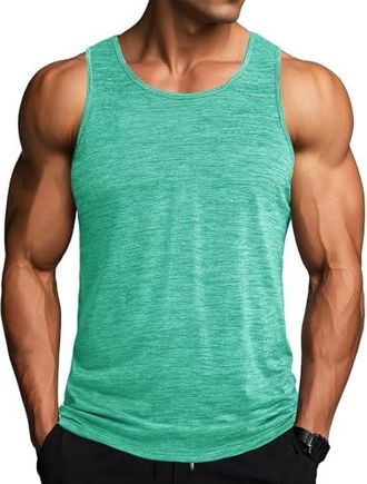 Magcomsen D&eacute;bardeur Homme Sport Tee Shirt sans Manche S&eacute;chage Rapide Respirant Marcel Homme Muscle Gym Gilets