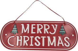 BESTOYARD Weihnachten Eisen Türschilder Xmas Tür Wandbehang Dekorationen für Home Office Restaurant