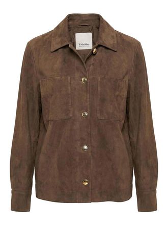 Max Mara Lederjacke - Gold