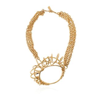 Chlo&eacute; Collier Tulipe - Femme - Accessoires - Jaune - Taille: ONE Size