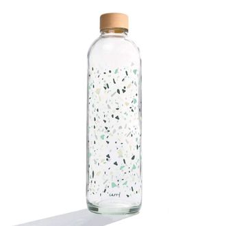 Carry bottles Trinkflasche Glas 1,0 l | Sportflasche, Wasserflasche | BPA-frei, auslaufsicher & kohlensäuregeeignet | Plastikfrei & nachhaltig produziert | 
