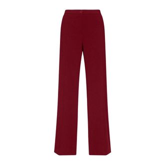 Elena Miro P053P0 Gerade Hose - - Trousers - Damen - Rot - 2XL