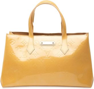 Louis Vuitton Crossbody Bags - Monogram Vernis Wilshire PM - Gr. unisize - in Braun - f&uuml;r Damen