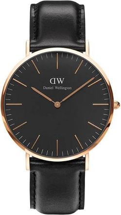 Daniel Wellington unisex, Accessoires, Noir, Taille: ONE Size Classic Sheffield