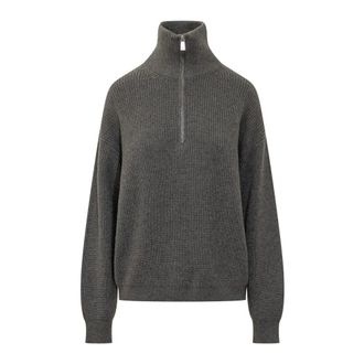 Malo Col roul&eacute;s - Femme - Pulls - Gris - Taille: 38 FR