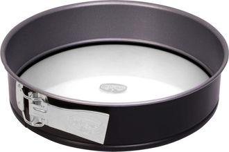 Dr. Oetker Springform Ø 26 cm mit Glasboden Backform mit schnitt- & kratzfestem Glas-Boden, runde Kuchenform mit Antihafteigenschaften, Menge: 1 Stück