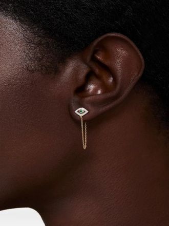 Mateo Bijoux boucles doreilles Evil Eye en or 14ct