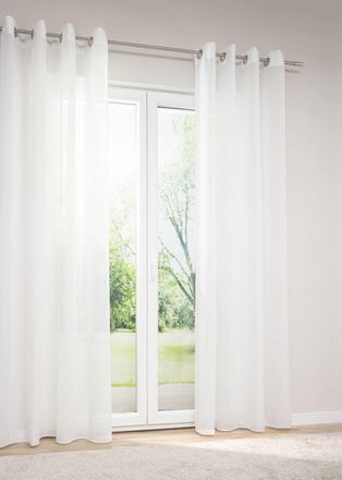 Lysel Ösenschal Esira 1W in den Maßen (B x H): 144cm x 245cm in Cremeweiß/weiß