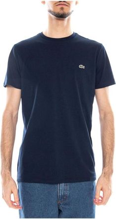 Lacoste Homme, Tops, Bleu, Taille: 2XL T-shirt col rond