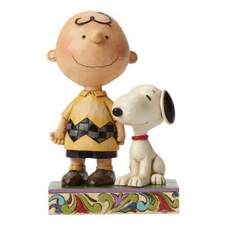 Peanuts Enesco 4042387 Peanuts by Jim Shore Friendship Charlie Snoopy